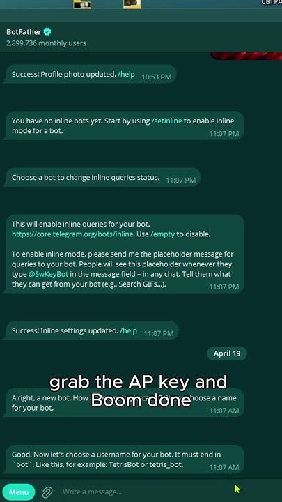 📧telegram Bot Tutorial 1 — Start Coding In Minutes Shorts