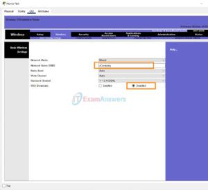 5 1 2 6 Packet Tracer Configure Wireless Security Answers