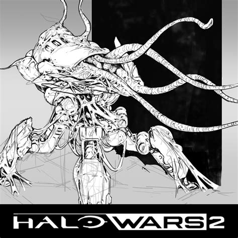 Artstation Halo Wars 2 The Flood