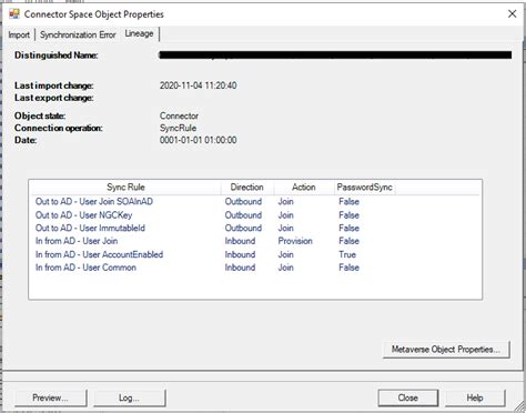 Active Directory Flow Errors In Aadconnect When Moving To A New Ad