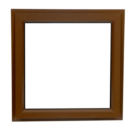 Window Frame Aluminium 28 Pt66 Bronze Clear Econo Cashbuild