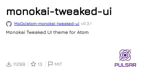 Monokai Tweaked Ui