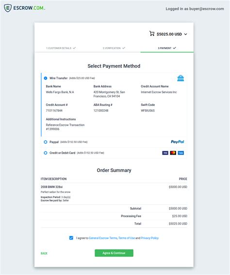 Introduces Escrow Pay