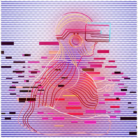 빨간색 기술 감각 추상 조명 일러스트 효과 인공 지능 문자요약vr Png 일러스트 무료 다운로드 Lovepik