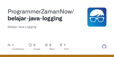 GitHub ProgrammerZamanNow Belajar Java Logging Belajar Java Logging