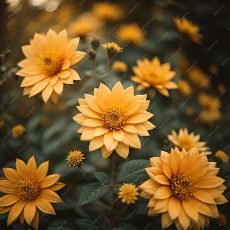 Premium Ai Image Yellow Daises High Detailed