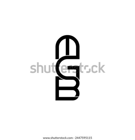 Mgb Initial Letter Monogram Logo Design Stock Vector Royalty Free