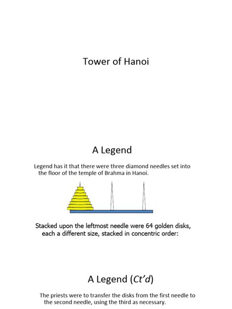 Tower Of Hanoi Pdf Software Engineering Computing