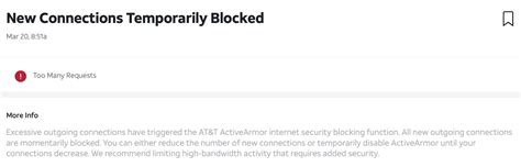 Atandt Fiber Too Many Requests Error Ratt