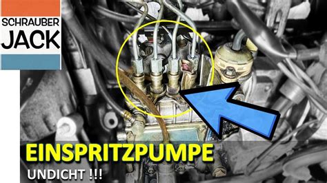 Undichtheit Der Einspritzpumpe An Den Druckhalteventilen Beseitigen Youtube