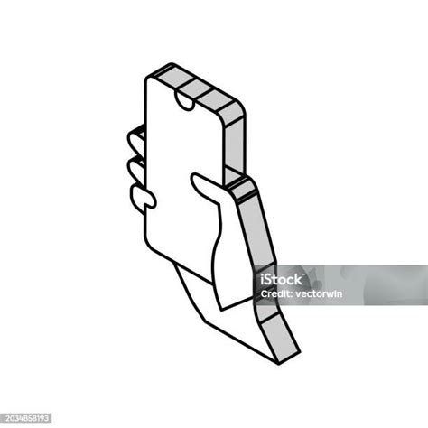 손가락 스 와이프 전화 화면 아이소 메트릭 아이콘 벡터 일러스트 레이 션 가볍게 두드리기에 대한 스톡 벡터 아트 및 기타 이미지 가볍게 두드리기 나름 놀기 Istock