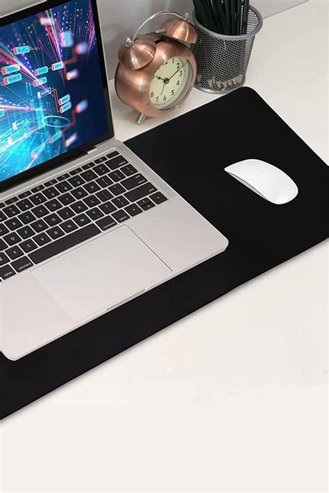Factorial Mouse Pad 60x120 Cm Siyah Dikişli Kauçuk Tabanlı Mouse