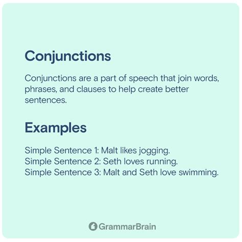 Understanding Conjunctions List Examples Rules And More Grammarbrain