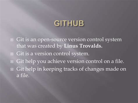 Github Ppt
