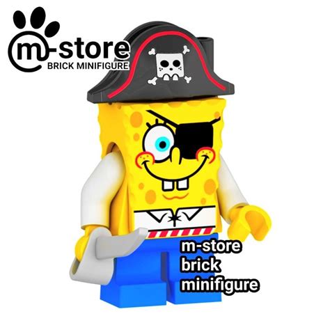 Jual Brick Spongebob Squarepants Pirate Mini Toy Figure Shopee Indonesia