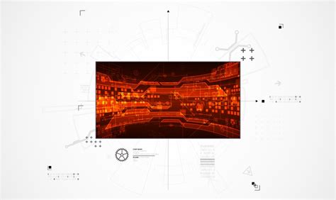 Abstract Technology Background Communication Vector Image