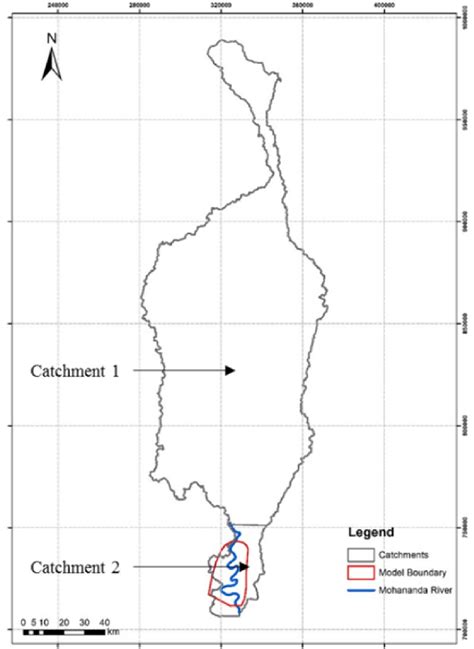 Catchment Delineation For Rainfall Runoff Model Setup The Flow Download Scientific Diagram