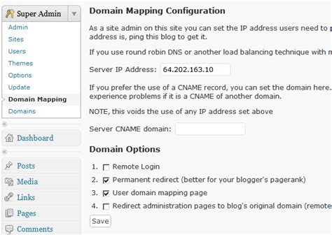 Wordpress 30 Multisite Domain Mapping Tutorial Otto On Wordpress