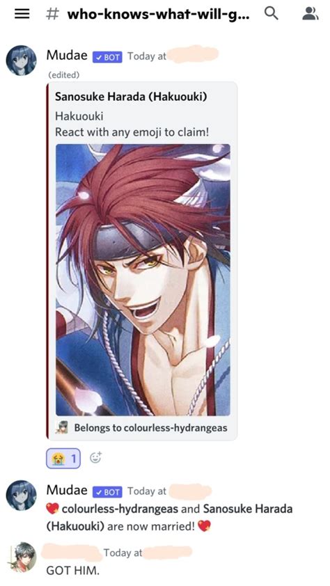 Mudae Discord Bot On Tumblr
