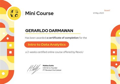 Gerarldo Indra Darmawan On Linkedin Certificationachievement Professionalgrowth Dataanalytics