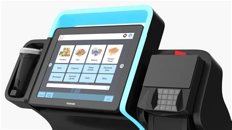 Toshiba Self Checkout System7 Kiosk 3d Model 49 3ds Blend C4d Fbx Max Ma Lxo Obj Free3d