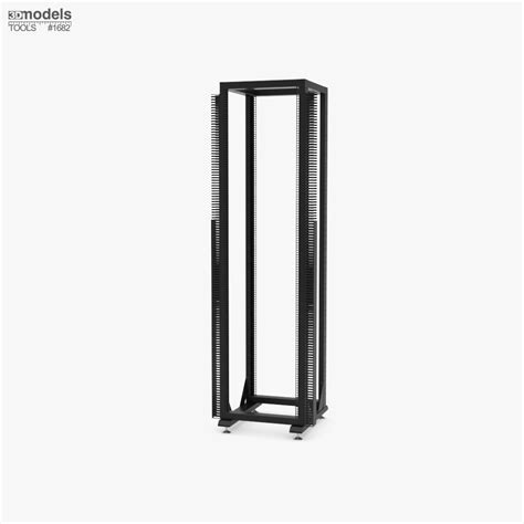 Server Rack Empty 3d Model Download Computer Accessories On
