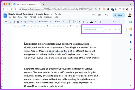 Comment Rechercher Un Mot Dans Google Docs Sur Ordinateur Et Mobile