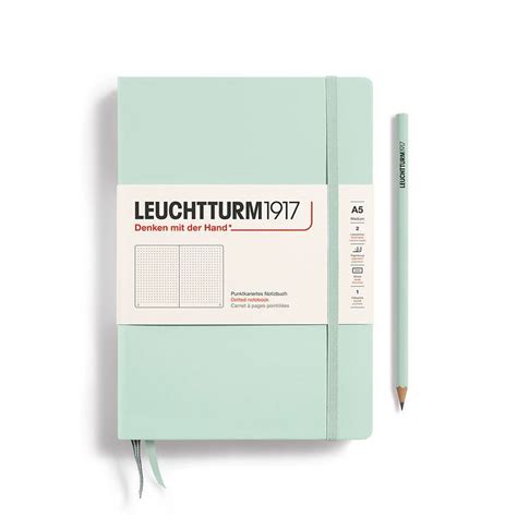 Leuchtturm1917 A5 Dot Grid Notebook Mint Green Bigger Dreams Co