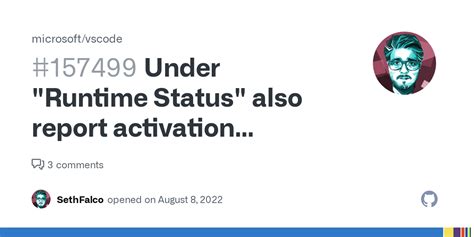 Under Runtime Status Also Report Activation Reason Context Issue 157499 Microsoft Vscode
