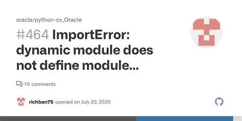 Importerror Dynamic Module Does Not Define Module Export Function