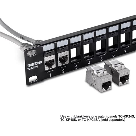 Cat6a Rj 45 Keystone Inline Coupler 6 Pack Inline Couplers Trendnet Trendnet Tc Kc06c6a