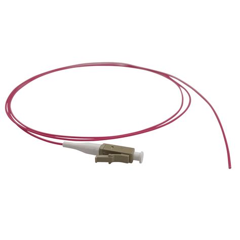 Om4 50125 Lc Pigtail Erika Violet Fibre Pigtail 900um 1m