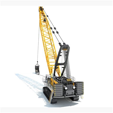 Excavadora De Arrastre Para Minería Y Construcción Modelo 3d