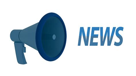 뉴스 배너 템플릿입니다 소셜 네트워크 벡터 일러스트레이션을 위한 광고 디자인 소매 홍보 및 발표를 위한 템플릿입니다 온라인 쇼핑 및 마케팅 전단지 3d 블루 메가폰 개념에