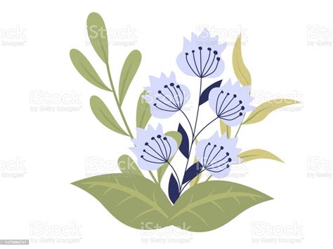 꽃 가지의 집합입니다 꽃과 결혼식 개념 꽃 포스터 초대 인사말 카드 또는 초대장 디자인을 위한 벡터 배열 가을 단풍에 대한 스톡 벡터 아트 및 기타 이미지 Istock