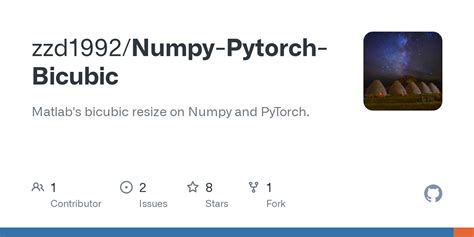 Github Zzd1992numpy Pytorch Bicubic Matlabs Bicubic Resize On Numpy And Pytorch