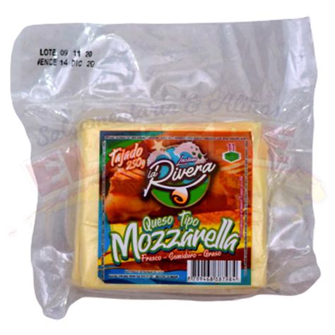 Queso Lonchas Rivera X 250 Gramos X 11 Tajadas Salsamentaria Y Aliños El Tigre