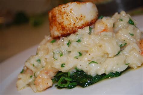 Passion Foodie Shrimp And Scallop Truffle Risotto