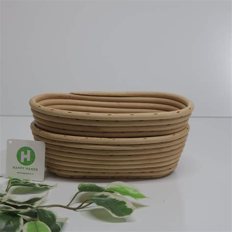 Rattan Oval Bread Proofing Basket Happyhands