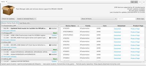 Mplabx Device Packs Electronics Forum Circuits Projects And Microcontrollers