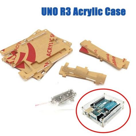 Jual Kotak Box Akrilik Casing Case Acrylic For Arduino Uno R3 Uno Dip