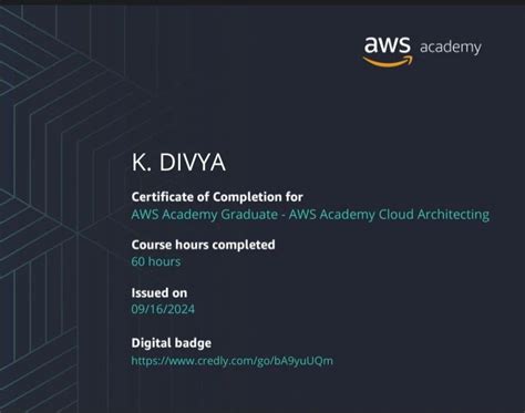 Aws Cloudcomputing Awsacademy Cybersecurity K Divya