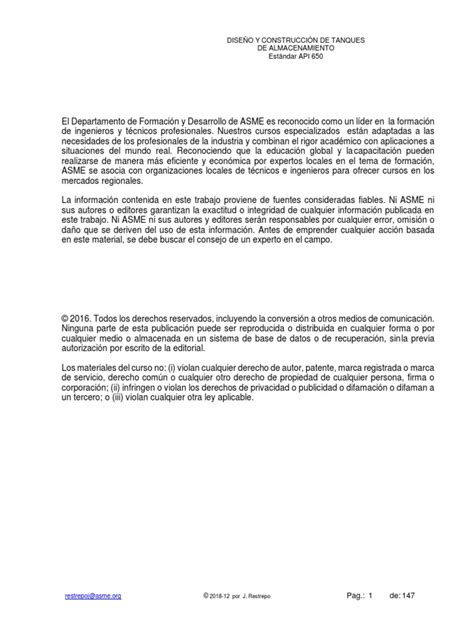 Api 650 2013 Español Pdf Acero Revestimiento