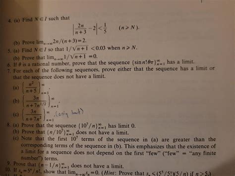 Solved 4 A Find NI Such That N 32n2