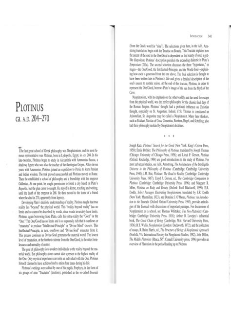 Plotinus Pdf