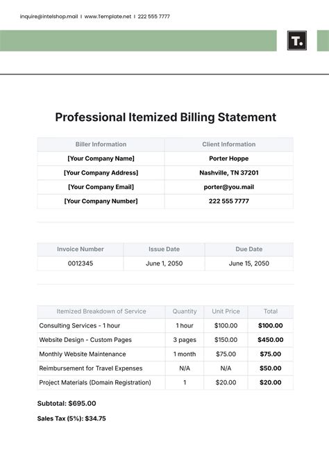 Free Philippines Billing Statement Format Template To Edit Online