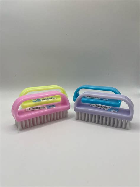 Stiff Nail Brush With Handle Aspire Cleaning Supplies