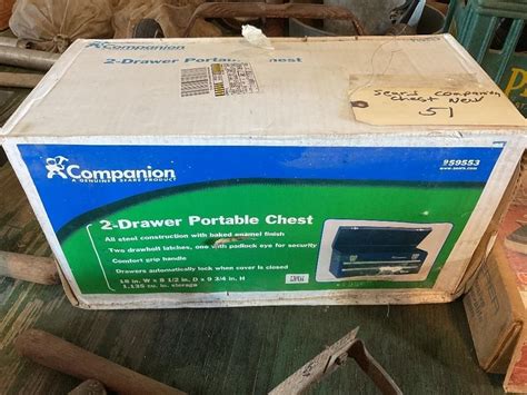 Two Drawer Portable Tool Chest Companion New Live And Online