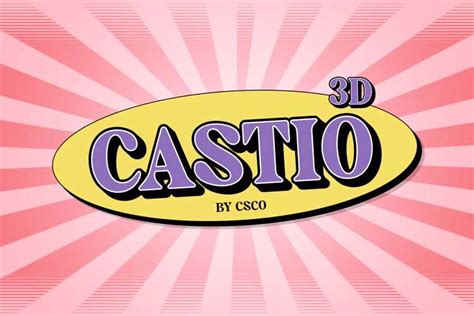 Castio 3d Font Craftsupplyco Fontspace