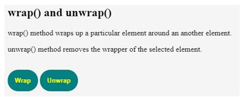 Jquery Unwrap Different Examples To Implement Jquery Unwrap